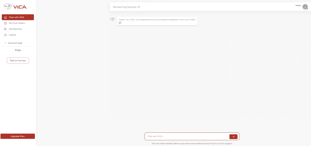 Virtual Compliance Assistant powered by AI